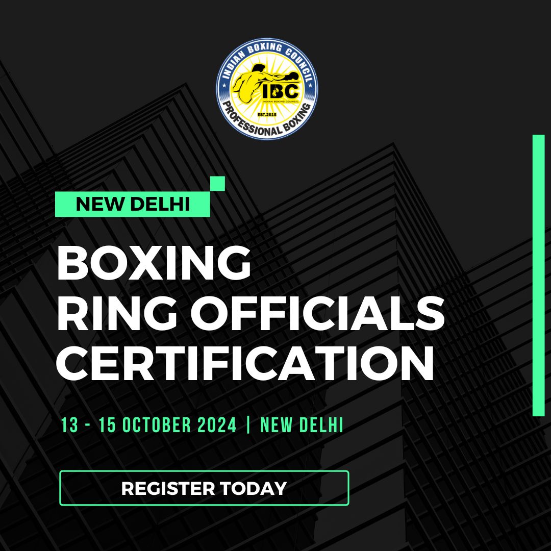 IBC Boxing RIng Officials Workshop & Certifications | Indian Boxing Council