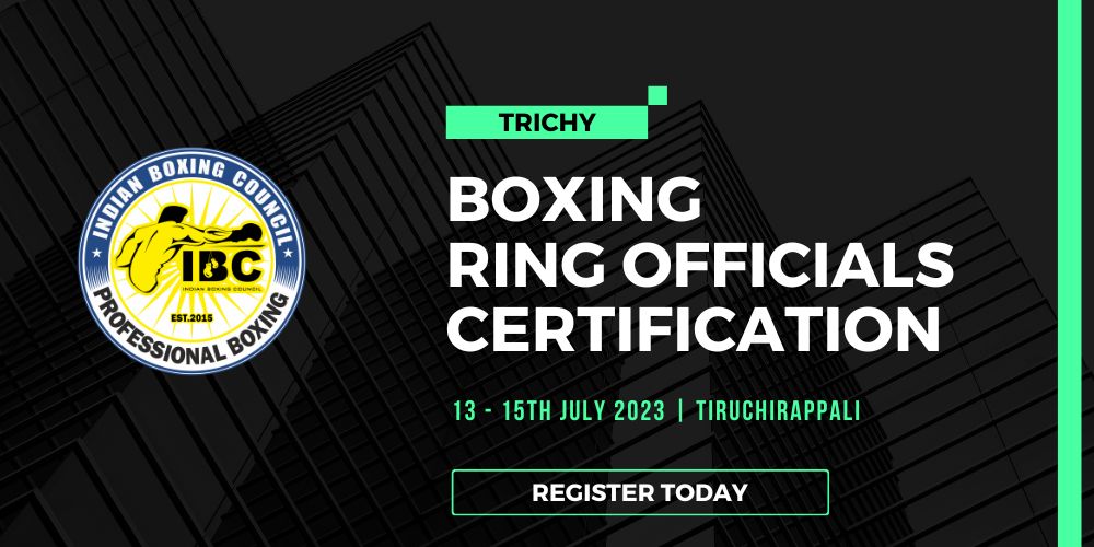 IBC Boxing RIng Officials Workshop & Certifications | Indian Boxing Council