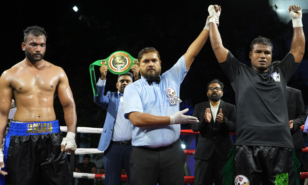 Chandru G Knocks out Jaskaran Singh to win WBC India National Title